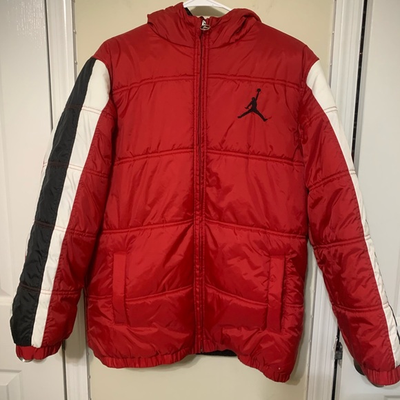 Jordan | Jackets & Coats | Vintage Boys Red Jordan Puffer Jacket | Poshmark